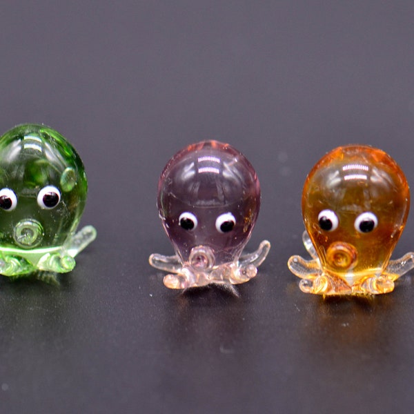 Glass Octopus Sculpture - Etsy