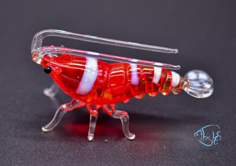 Ornamental Shrimp Glass Ornament - Etsy