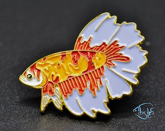 Red Betta Fish Enamel Pin Betta Fish Betta Betta Pin Fish - Etsy