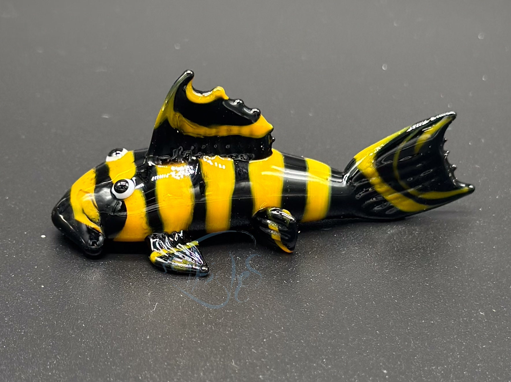 Pleco Fish Glass Ornament - Etsy