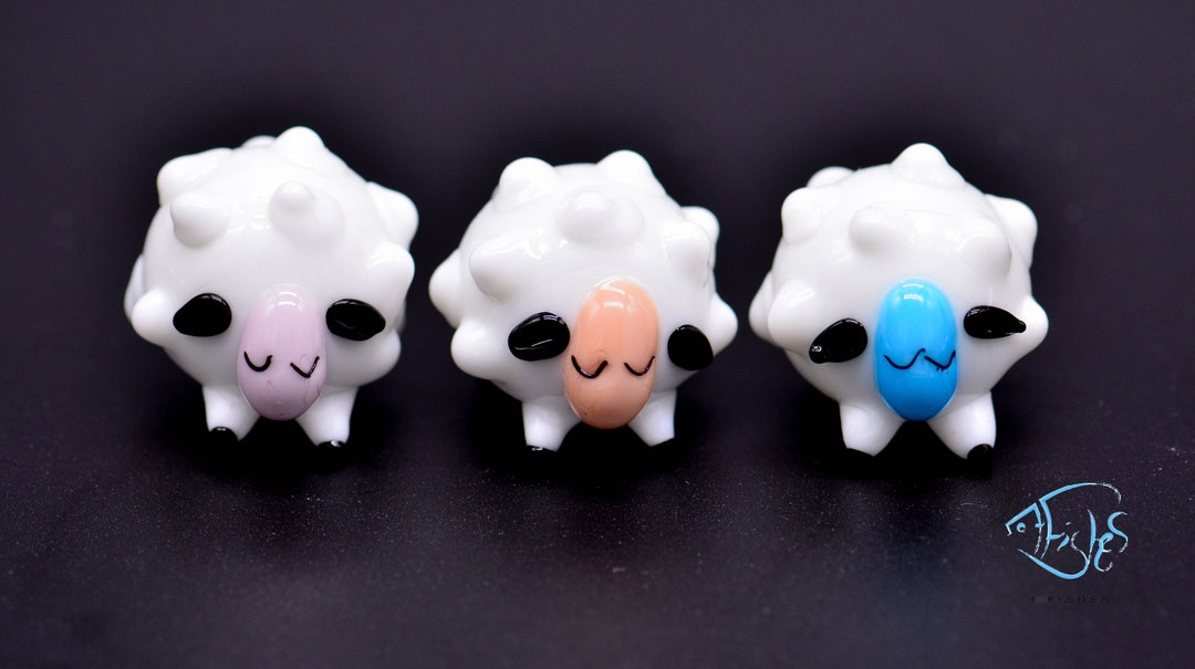 Sheep Glass Ornament - Etsy