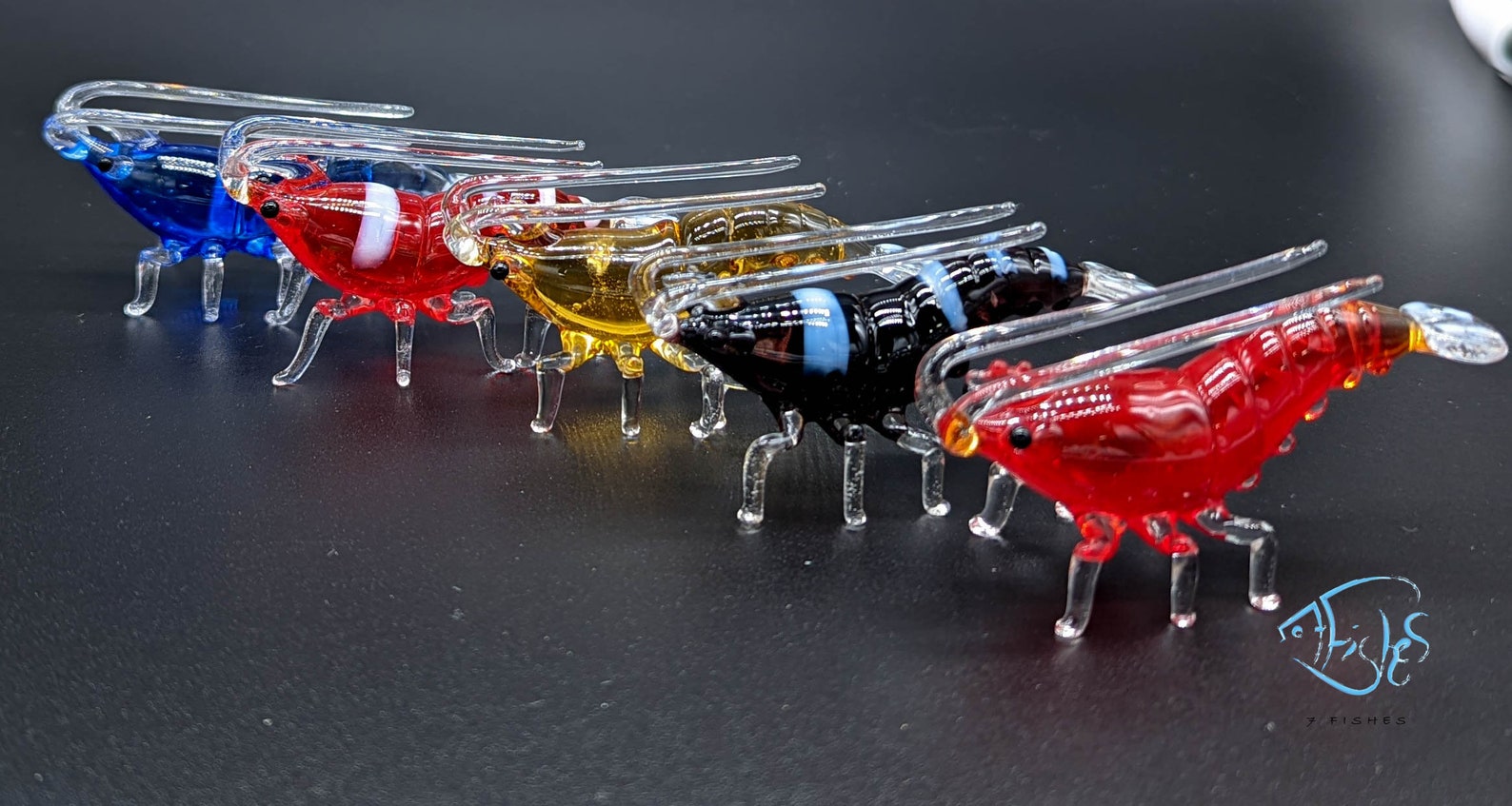 Ornamental Shrimp Glass Ornament - Etsy