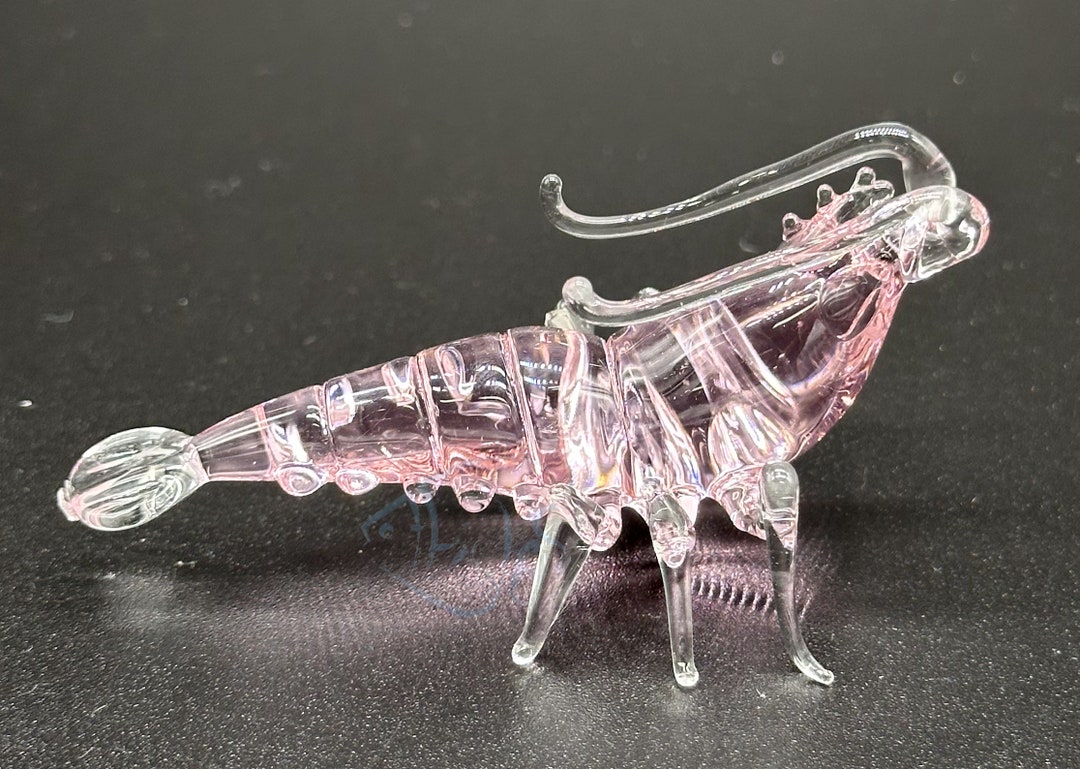Ornamental Shrimp Glass Ornament - Etsy