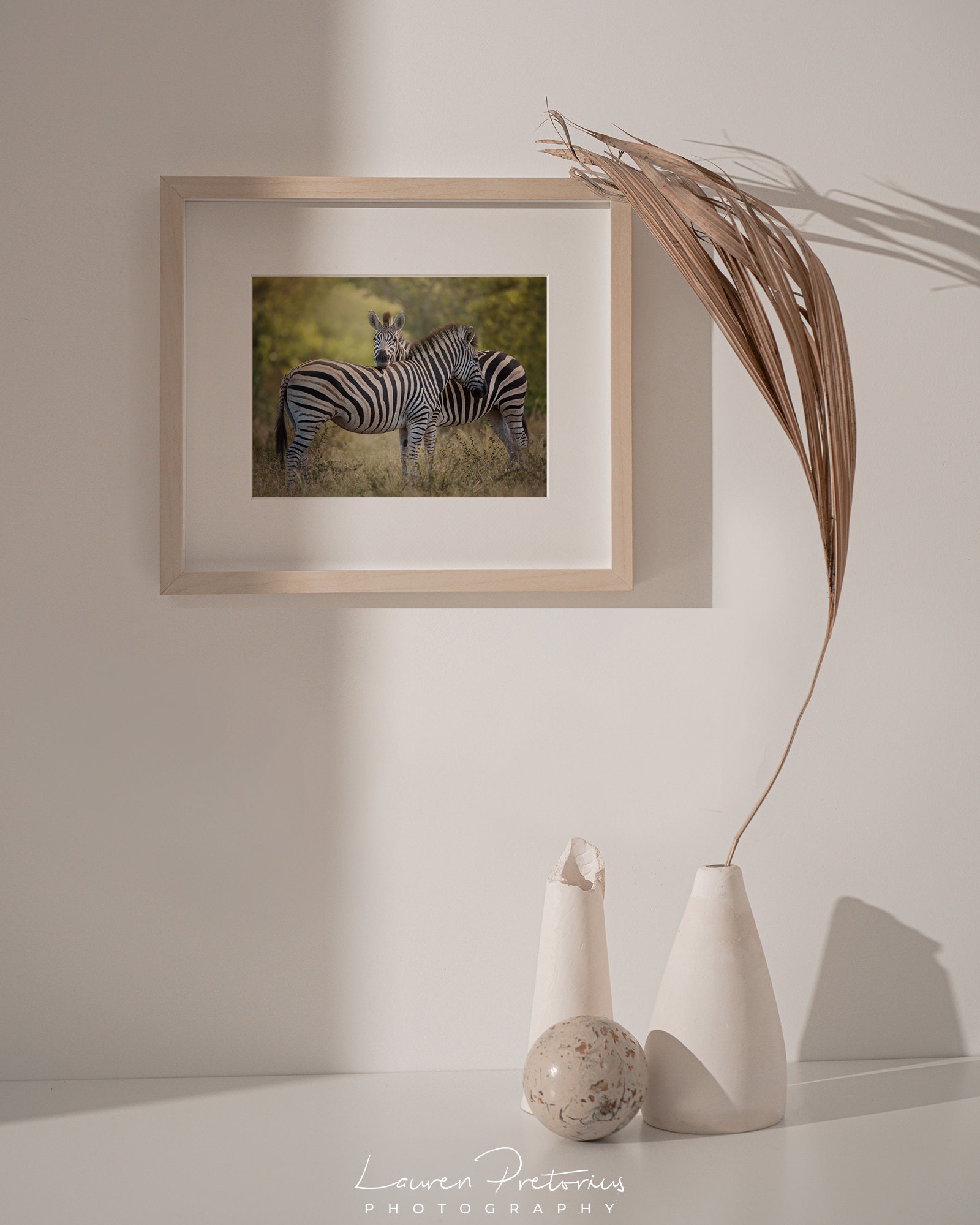 Zebra Hug Wildlife Photography Animal Photo Print Nature | Etsy