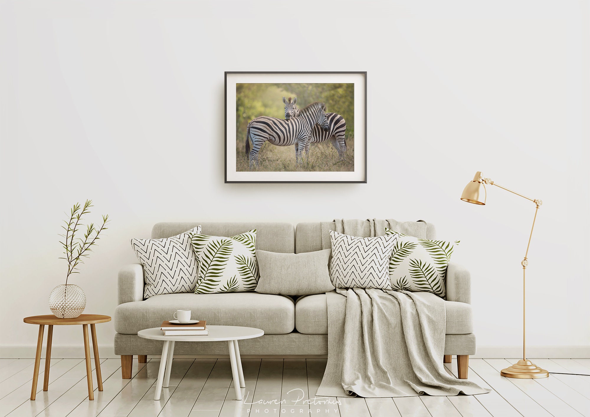 Zebra Hug Wildlife Photography Animal Photo Print Nature | Etsy