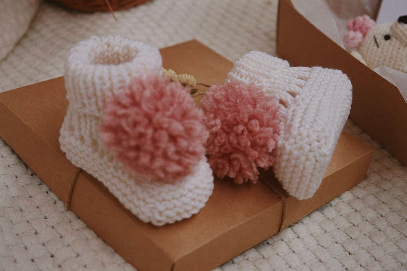 Baby shower gift baskets for girl. Unique reveal gift | Etsy