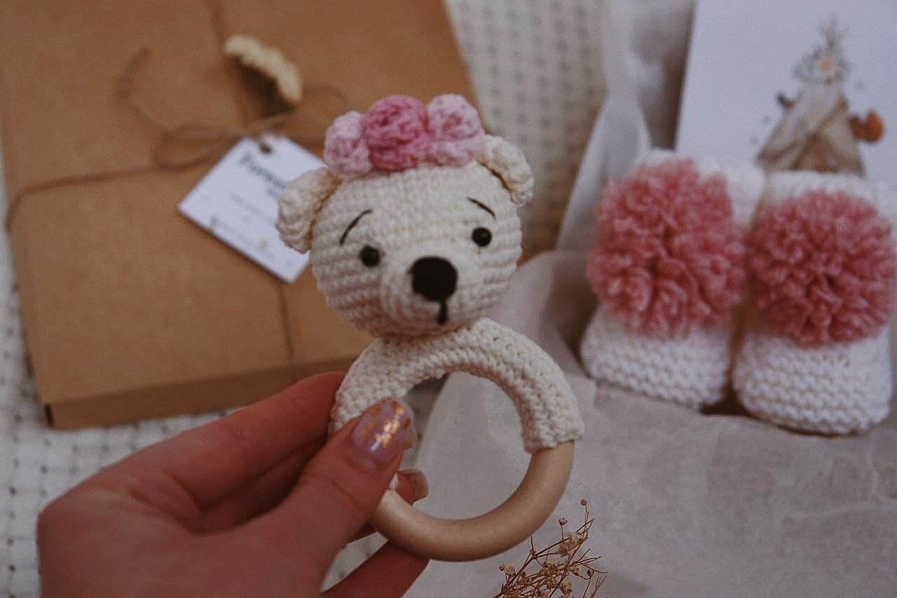 Baby shower gift baskets for girl. Unique reveal gift | Etsy