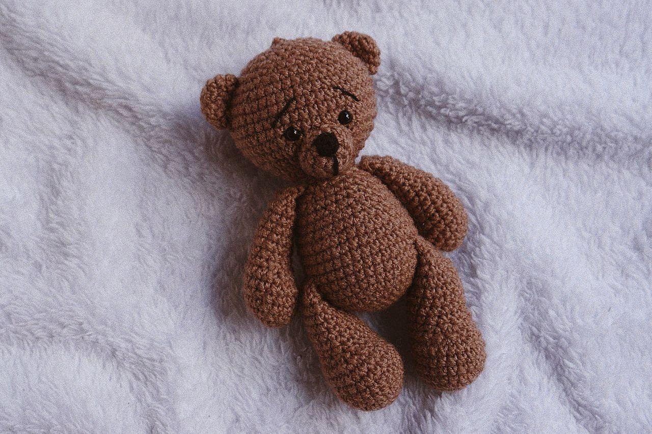 Bear Stuffed Animal for Twin Baby Christmas Gift 1st Birthday. Beige ...