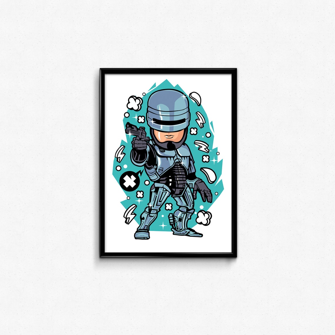 Robocop SVG Design for Crucit Robocop Poster Robocop Tshirt | Etsy