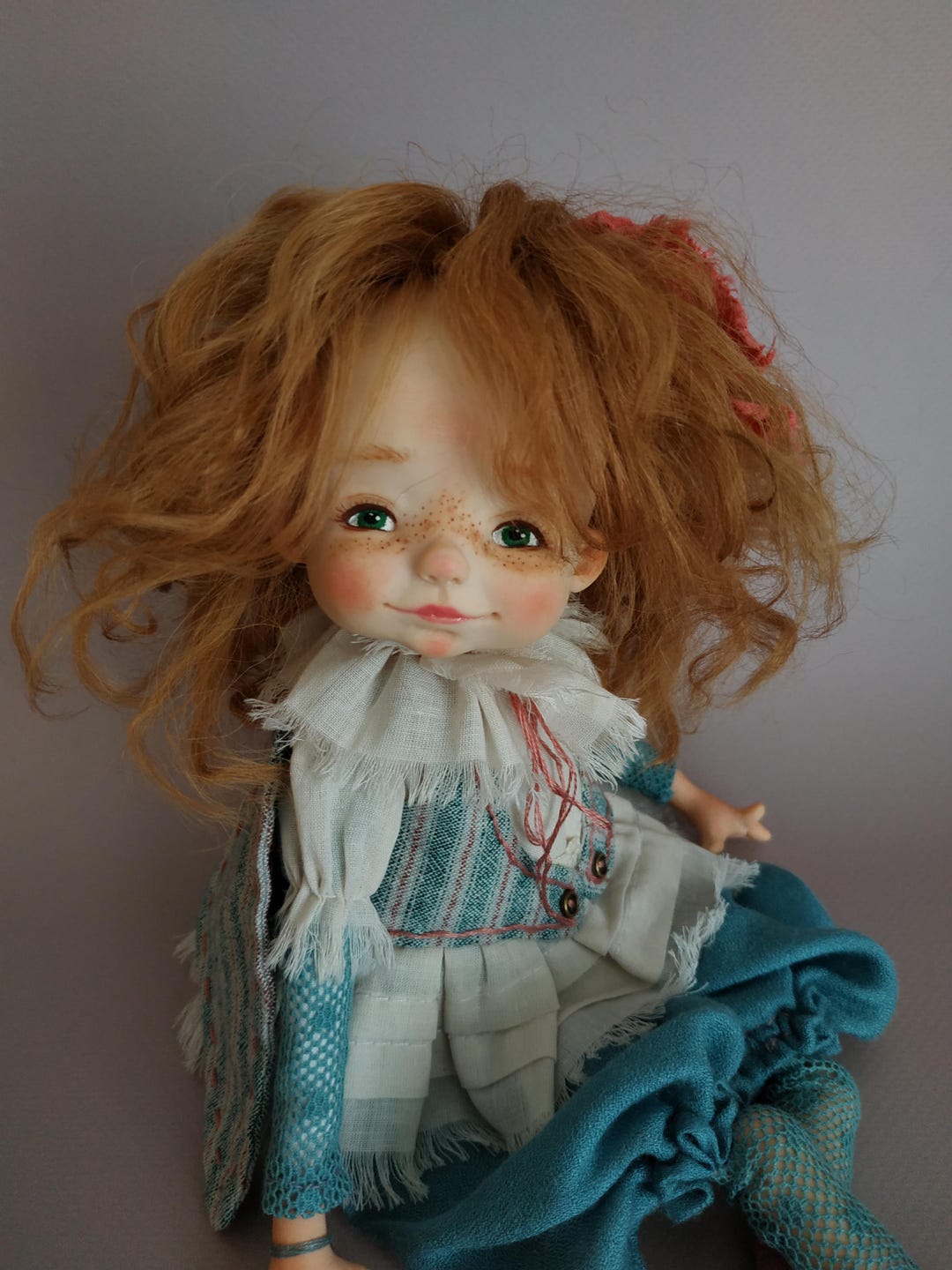 OOAK Handmade Collectible Doll - Sculpted Polymer Clay Art Doll ...