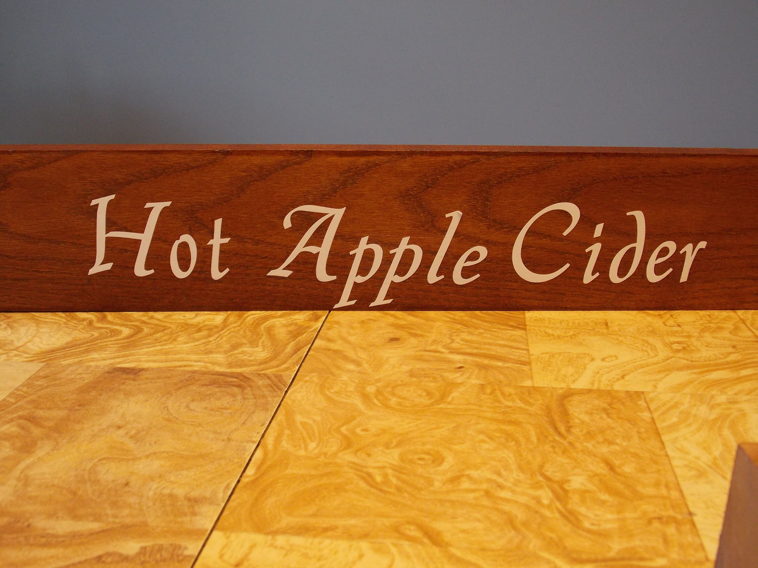 Hot Apple Cider Sign, Fall Sign, Home Sign, Seasonal Sign - Etsy