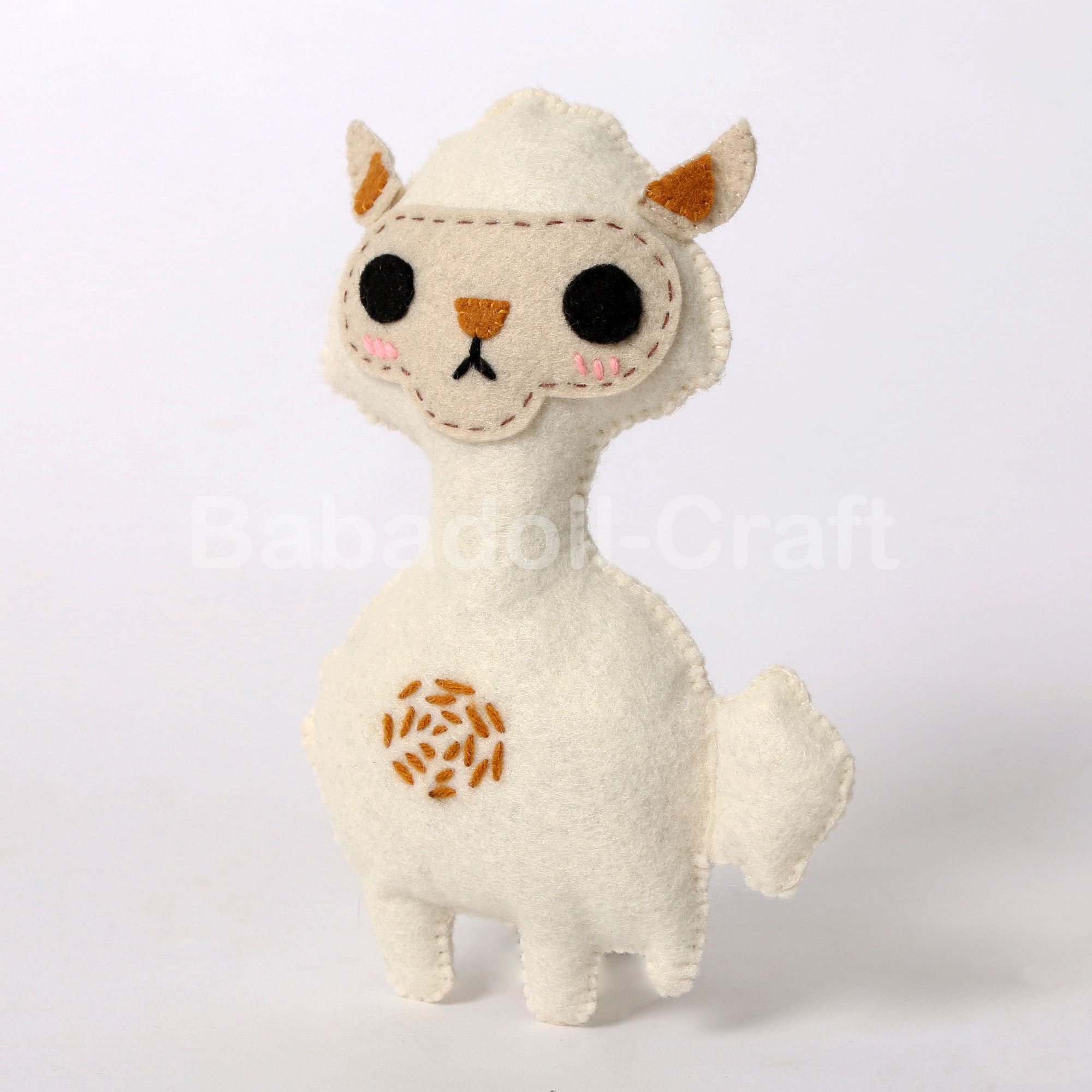 PDF Pattern Alpaca Felt Doll , Doll DIY , Felt Doll Pattern , - Etsy