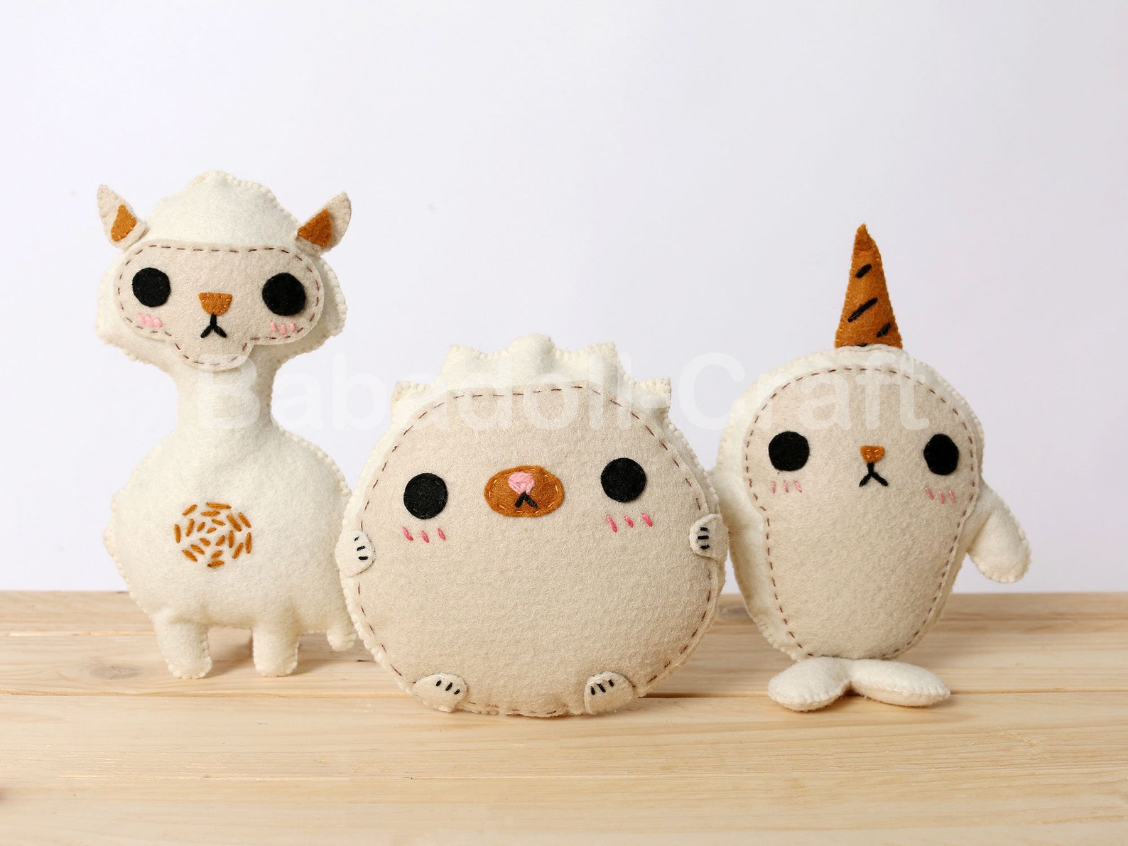 PDF Pattern Alpaca Felt Doll , Doll DIY , Felt Doll Pattern , - Etsy