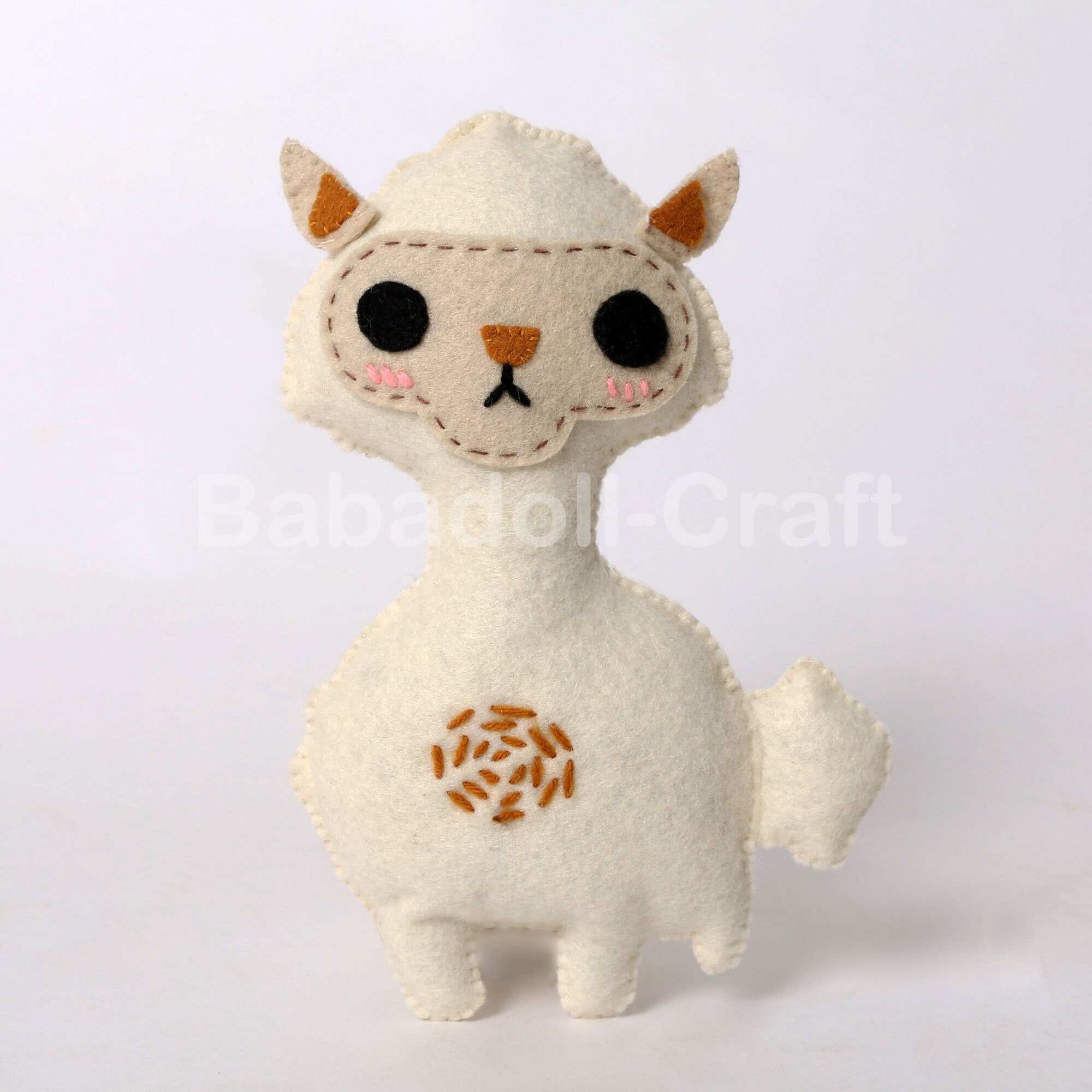 PDF Pattern Alpaca Felt Doll , Doll DIY , Felt Doll Pattern , - Etsy
