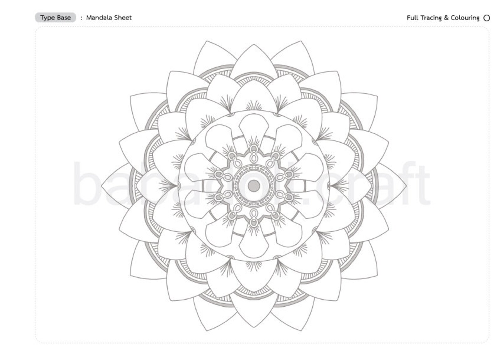 Mandala Tracing and Coloring Templates PDF Bundle (digital Download) - Etsy