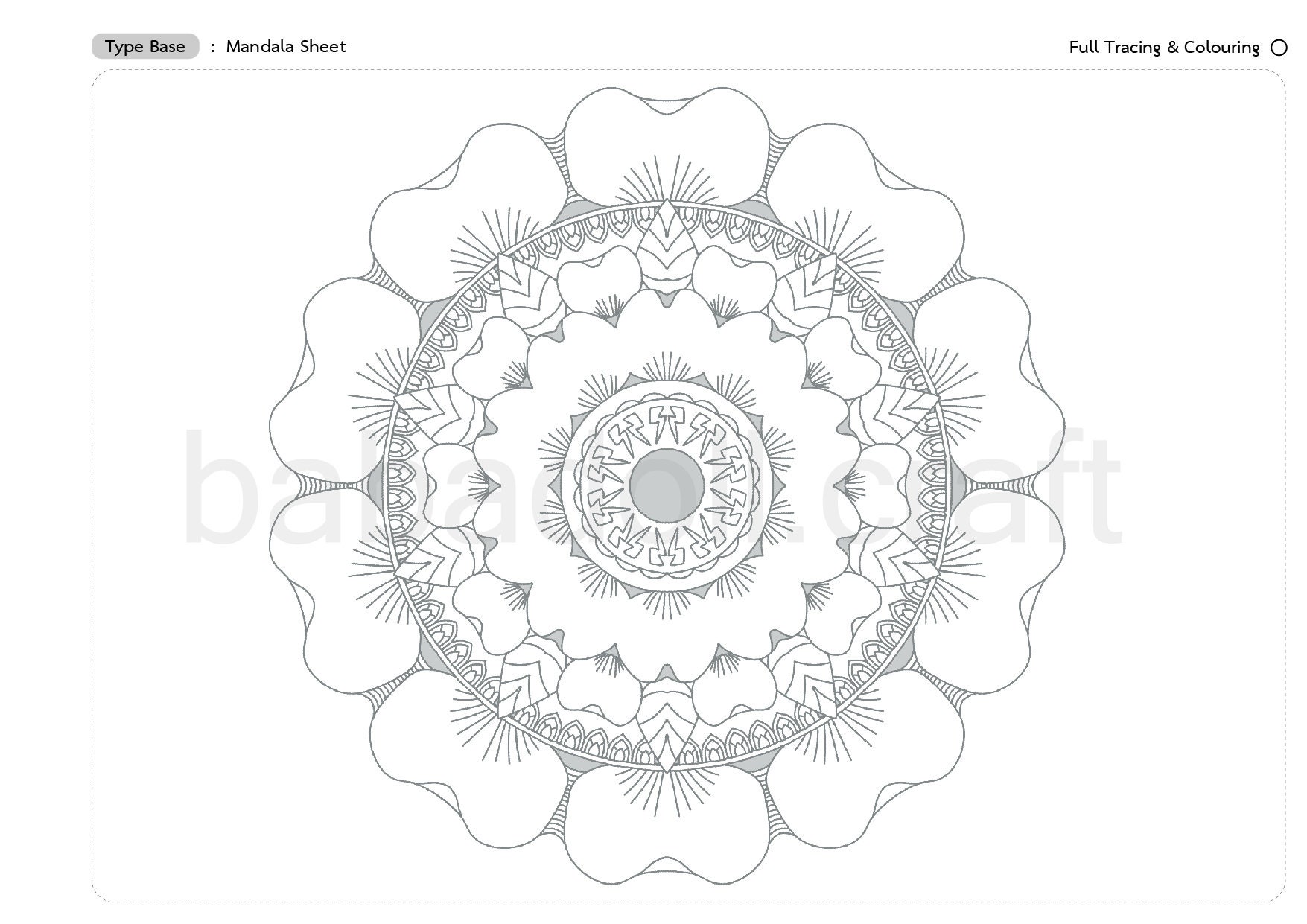 40 Mandalas for Outline and Coloring,pdf,jpg,trace Sheets,art Therapy ...