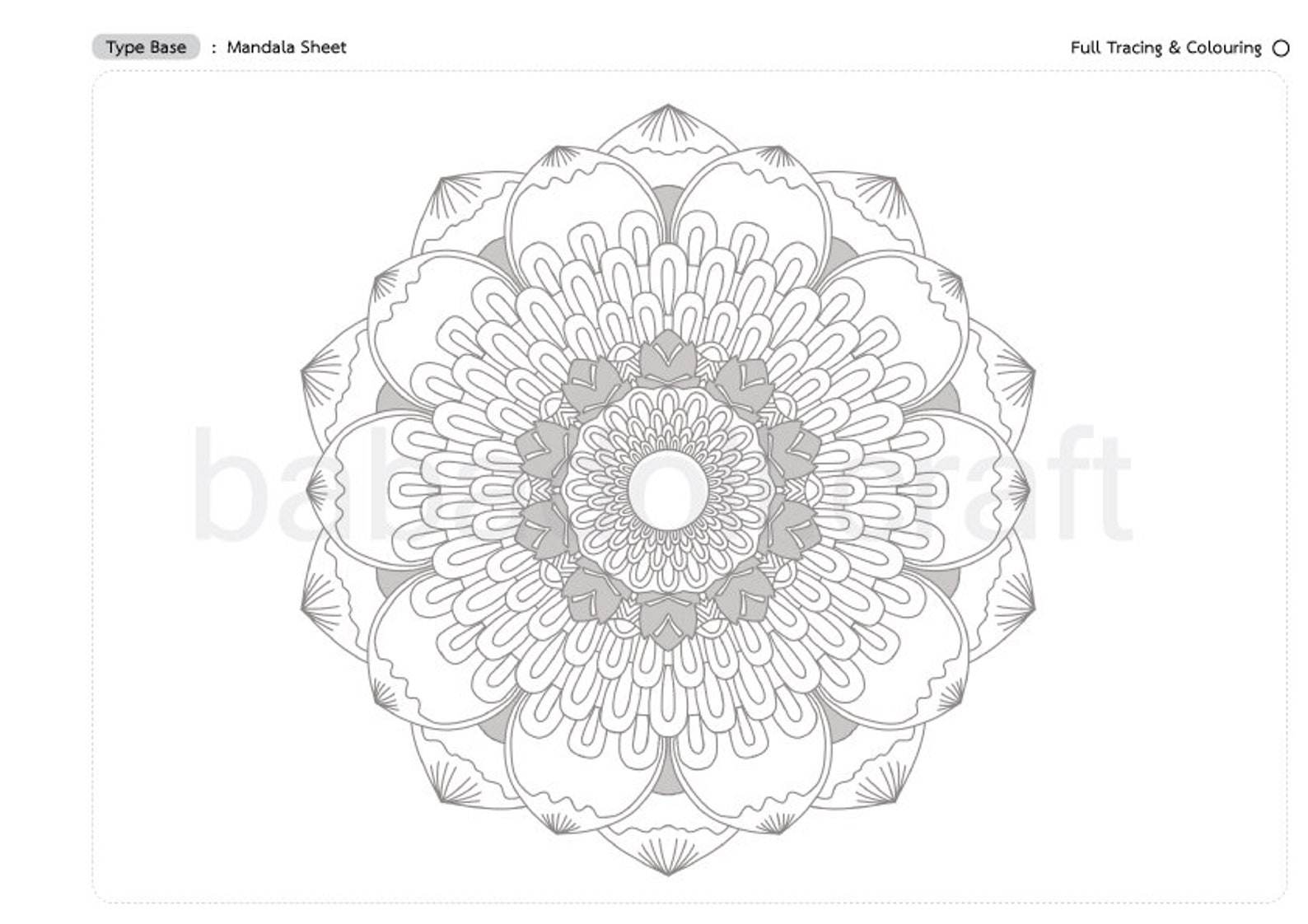 Mandala Tracing and Coloring Templates PDF Bundle (digital Download) - Etsy