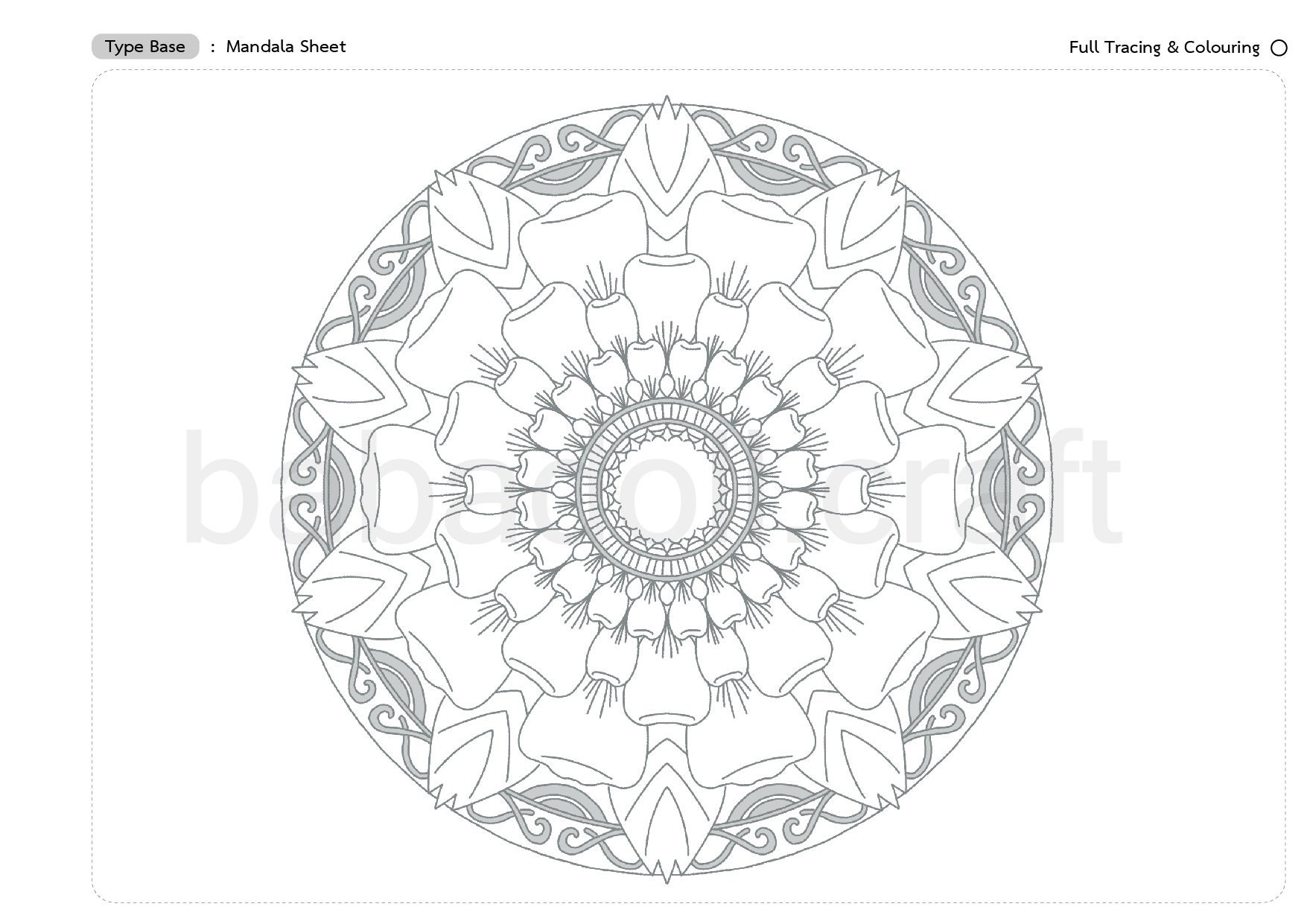 40 Mandalas for Outline and Coloring,pdf,jpg,trace Sheets,art Therapy ...