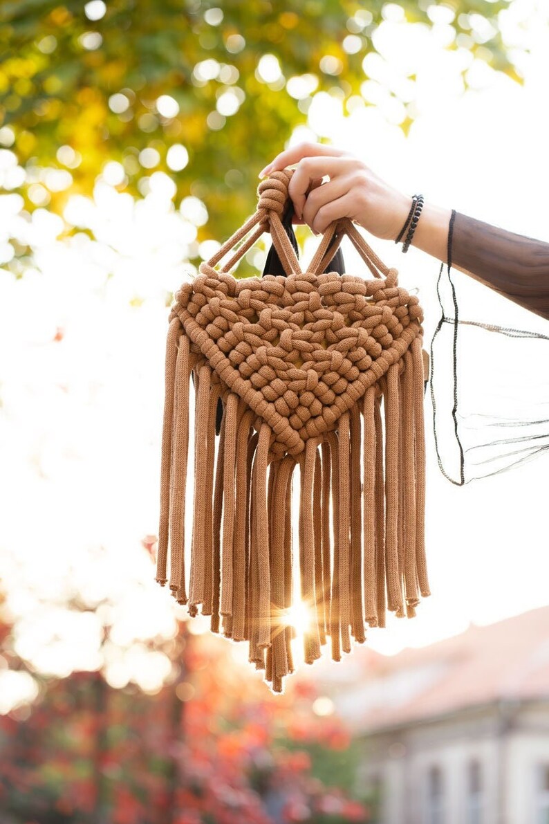 Chunky Macrame Bag DARLING Bag Macrame Bag Purse Handmade Bad - Etsy