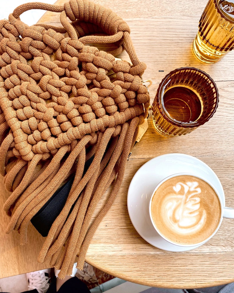 Chunky Macrame Bag DARLING Bag Macrame Bag Purse Handmade Bad - Etsy