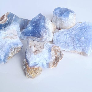 Raw Blue Lace Agate Chunks - Etsy