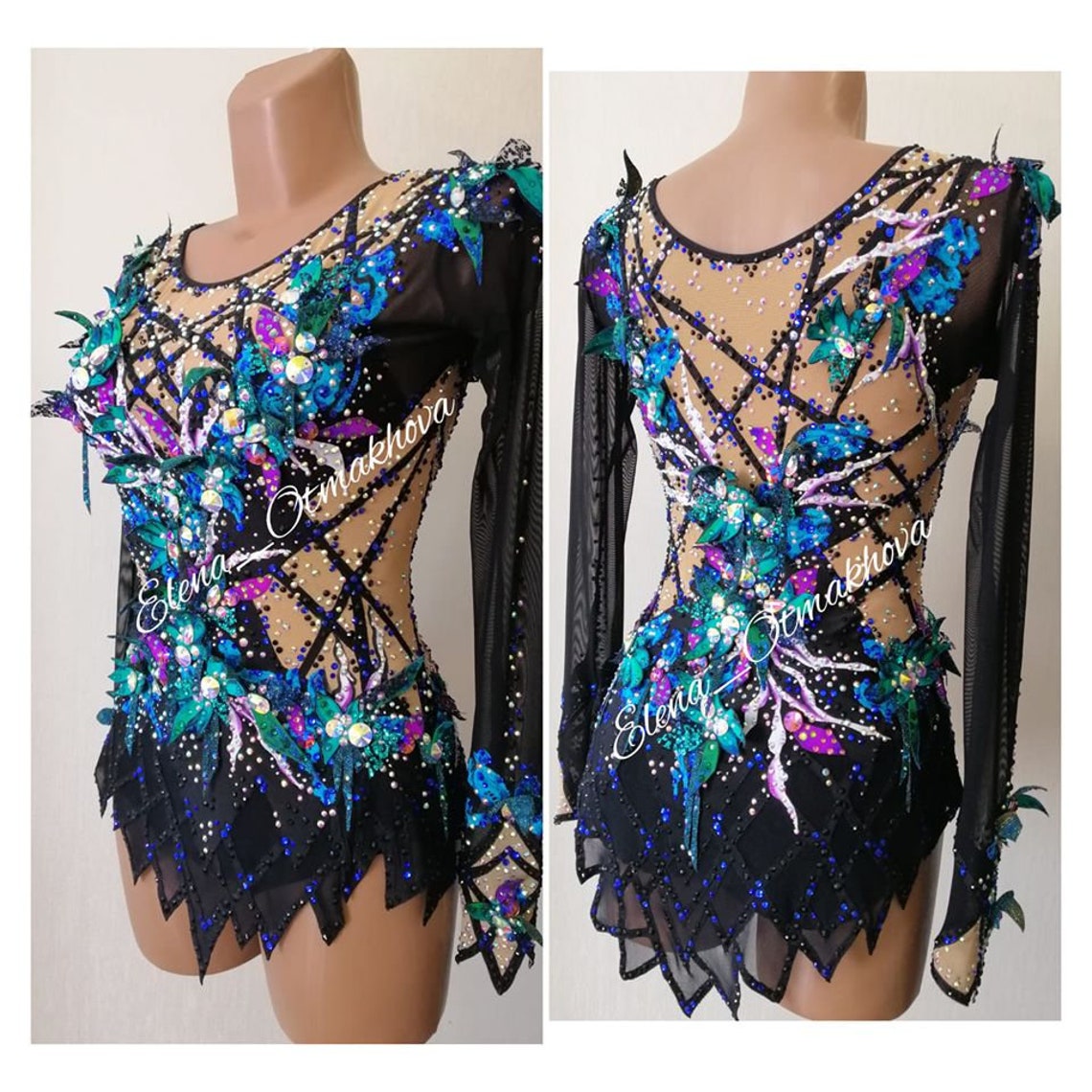 Body di ginnastica ritmica / body per ginnastica ritmica /RG | Etsy