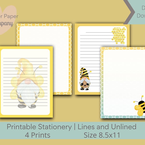 Bumblebee Stationery - Etsy
