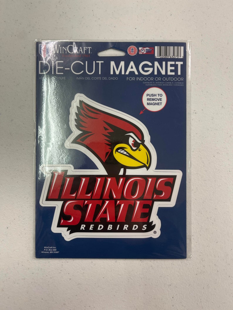 ISU Redbirds Die-cut Magnet - Etsy