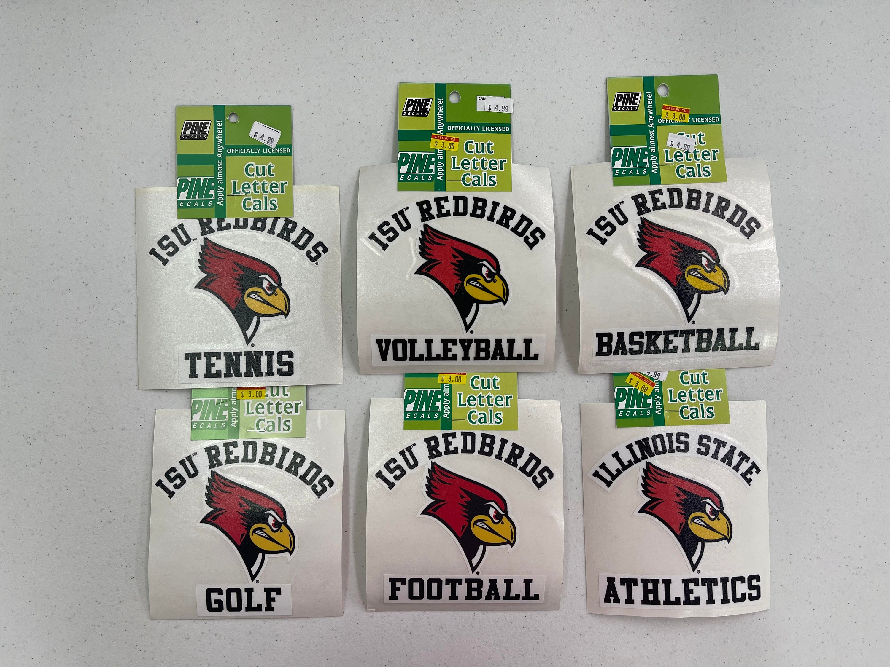 Illinois State University Redbirds Sport Decals - Etsy