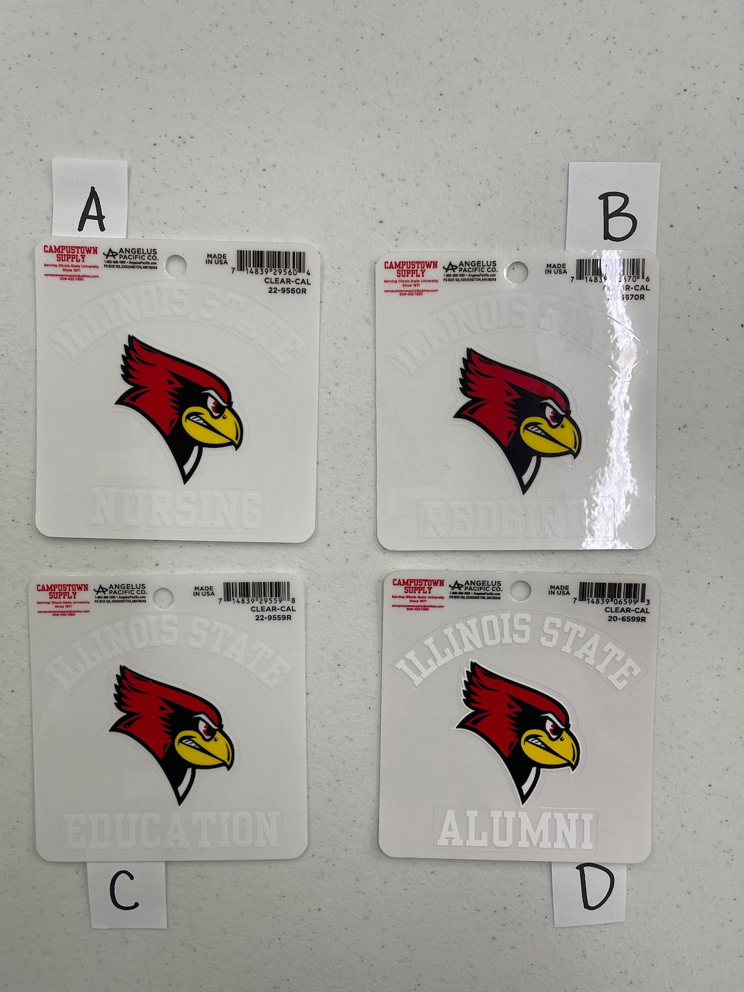 Illinois State University Car Decal - Etsy