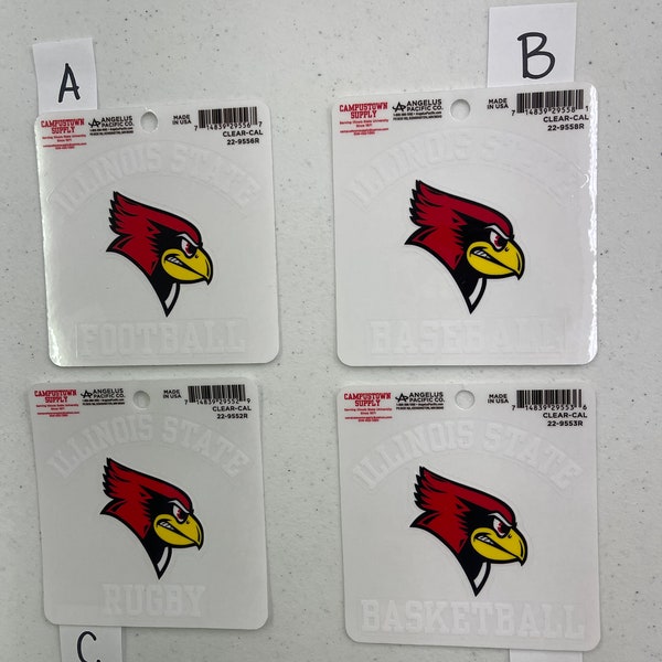 University of Illinois Car Decal - Etsy