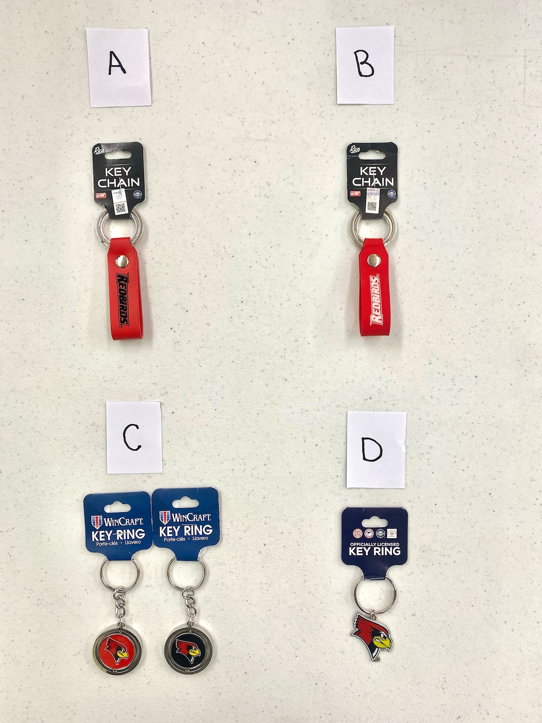 Illinois State University Redbirds Keychain - Etsy