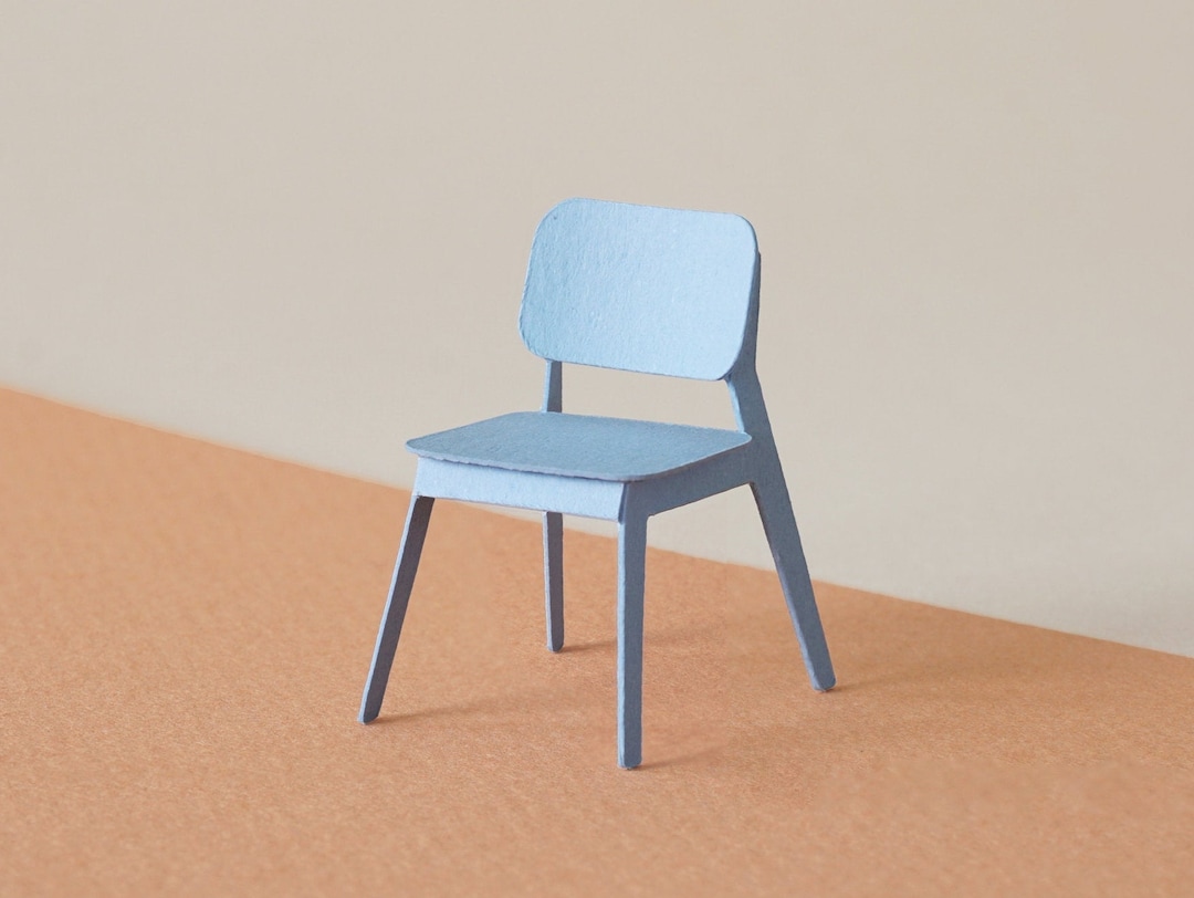 Modern Dining Chair Template, 1/24 Scale, PDF File, SVG and DXF File ...