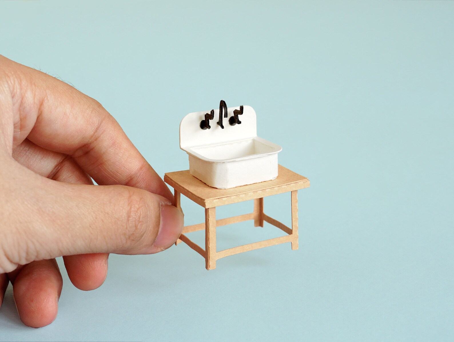 Bathtub & Bathroom Vanity Template 1:24 Scale PDF File SVG - Etsy