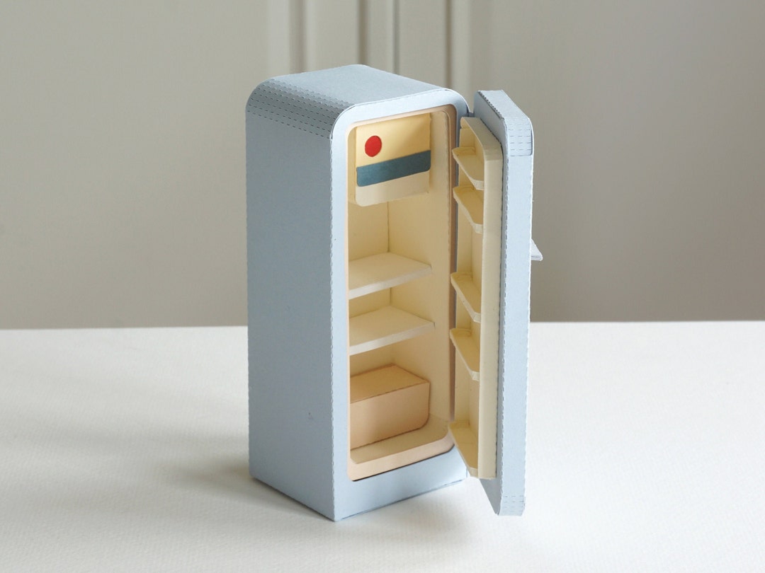 Vintage Fridge Template PDF File SVG and DXF File for - Etsy Canada