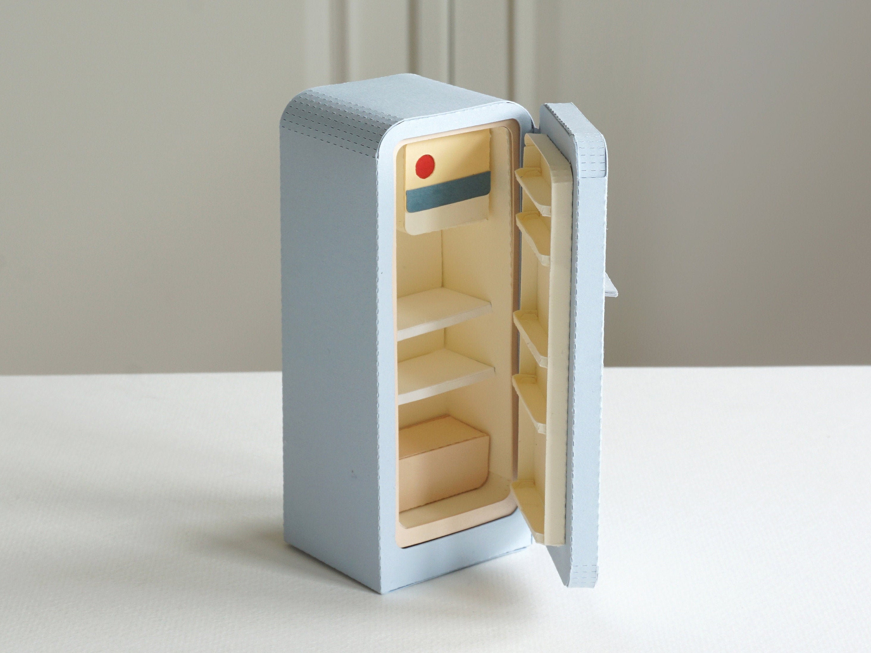 Vintage Fridge Template PDF File SVG and DXF File for - Etsy Canada