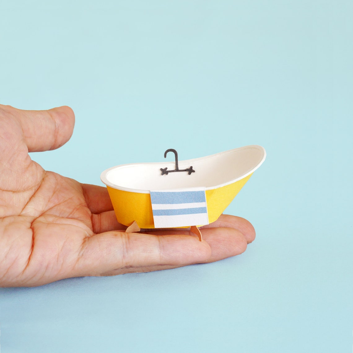 Bathtub & Bathroom Vanity Template 1:24 Scale PDF File SVG - Etsy