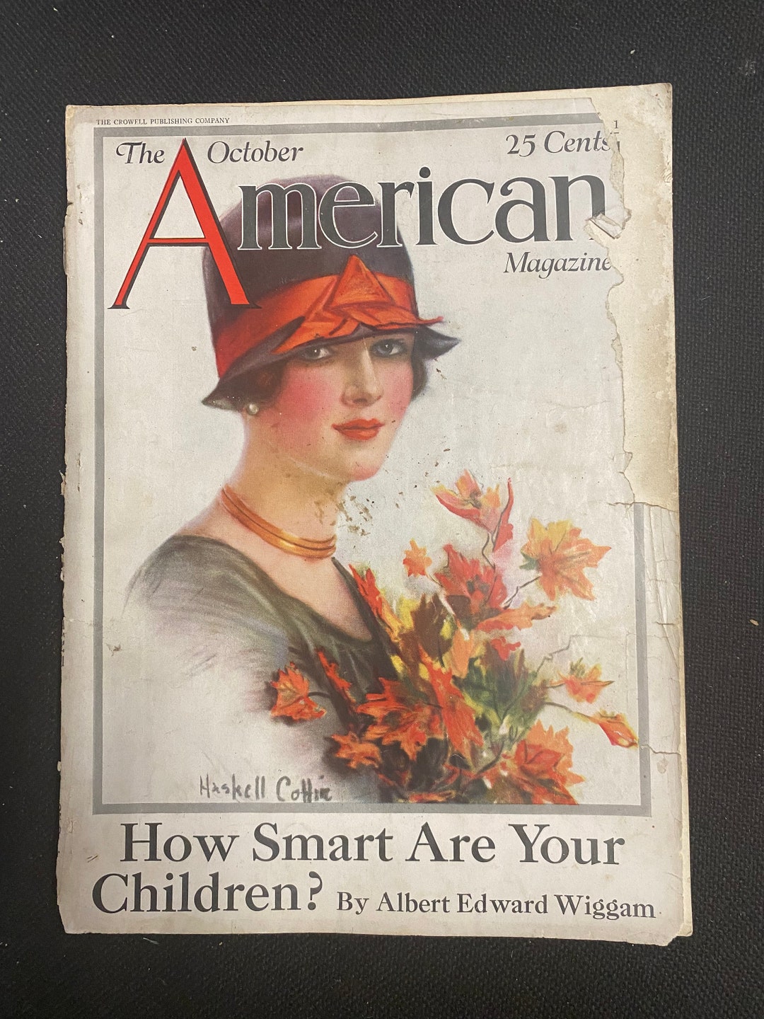 The American Magazine Oct. 1926 VGC. Color Cover - Etsy