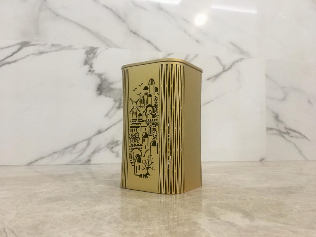 Charity Donation Money Box Wooden Kupah Tzedakah קופת צדקה Prosperity ...