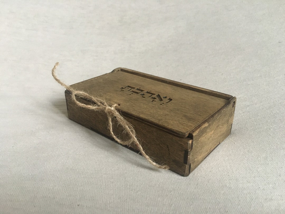 Havdalah Shabbat Travel Kit in Wood Gift Storage Box Candle Pure ...