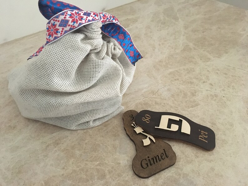 Set of Hebrew Alphabet Letters Aleph-bet Fridge Magnets With - Etsy