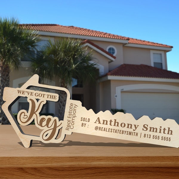 Laser Cut Realtor Key - Etsy