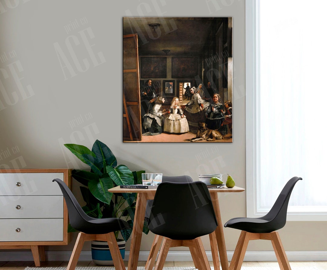 Las Meninas Canvas Print: Diego Velázquez Reproduction Wall Art - Etsy