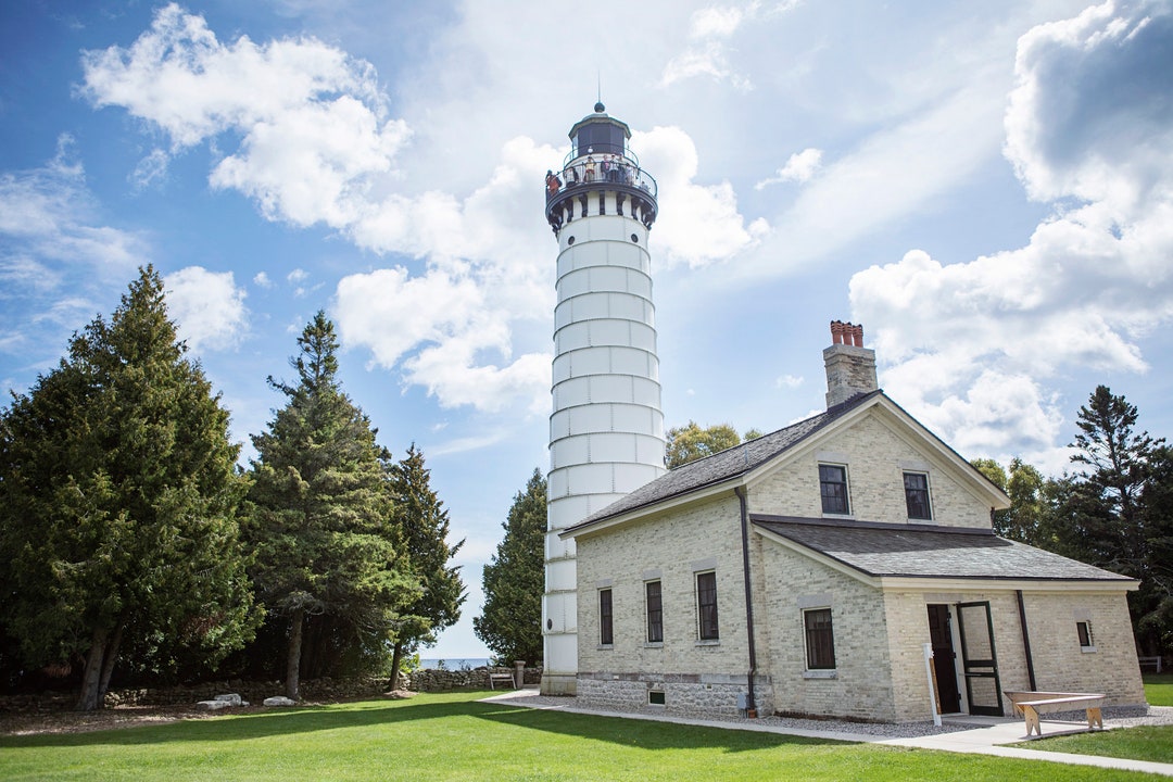 Door County Wisconsin Lighthouse Print, Photography Art Print, Digital ...