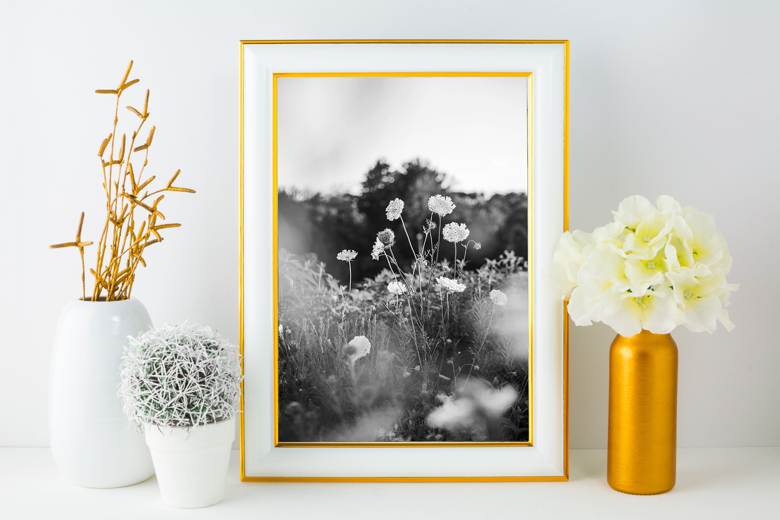 Wildflower Field Print, Photography Art Print, Digital Download Photo ...