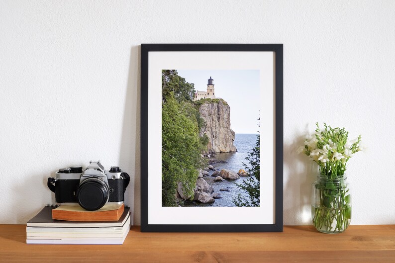 Split Rock Lighthouse Print, Photography Art Print, Digital Download ...