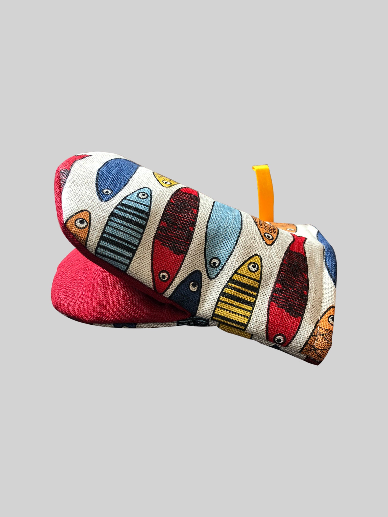 100% Linen Oven Mitts, Pot Holders, Eco Friendly Kitchen Mittens ...