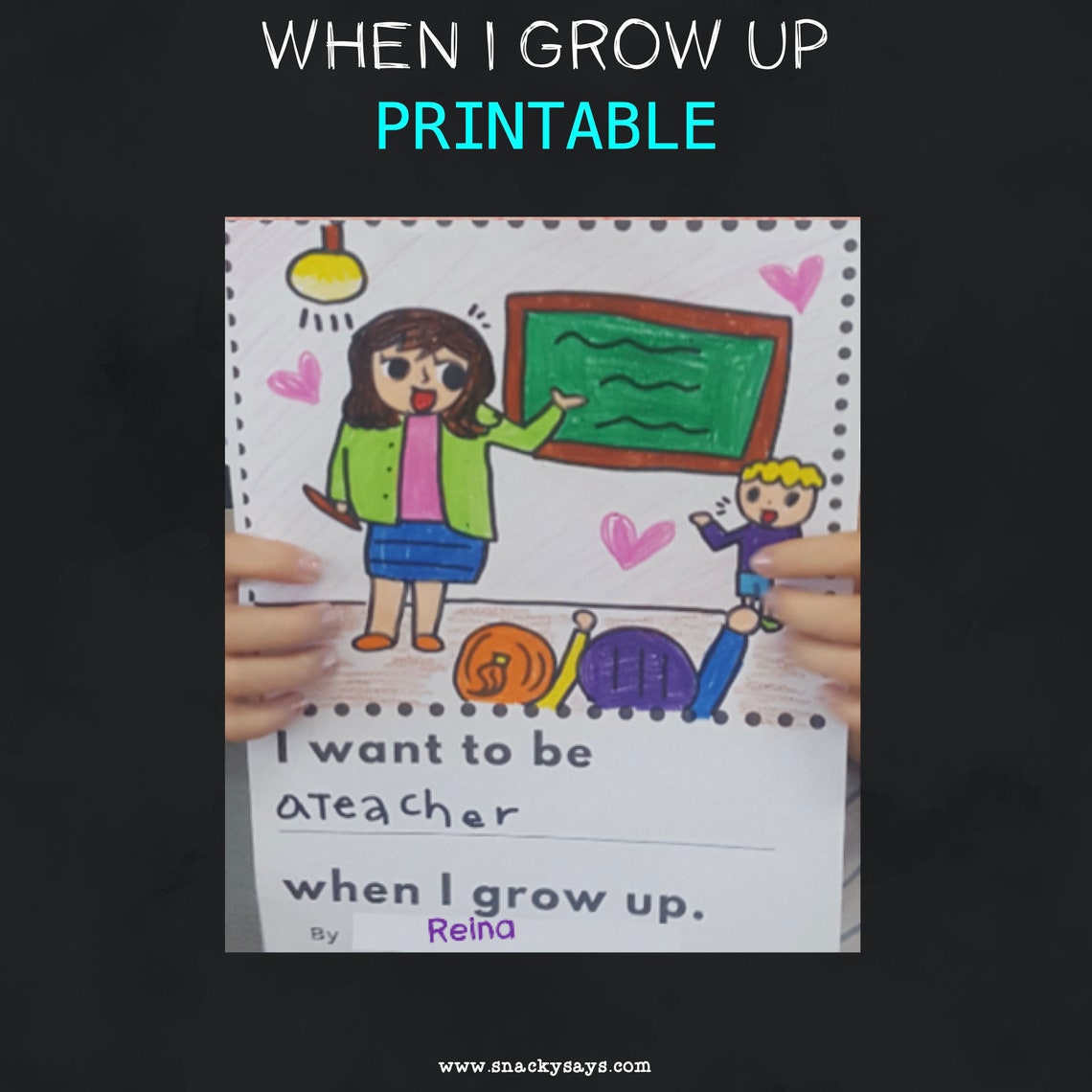 When I Grow up Printable & Companion Powerpoint Presentation - Etsy