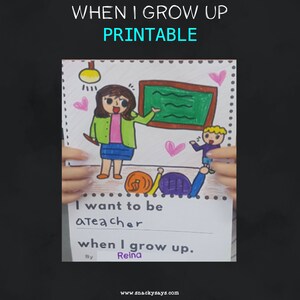 When I Grow up Printable & Companion Powerpoint Presentation - Etsy