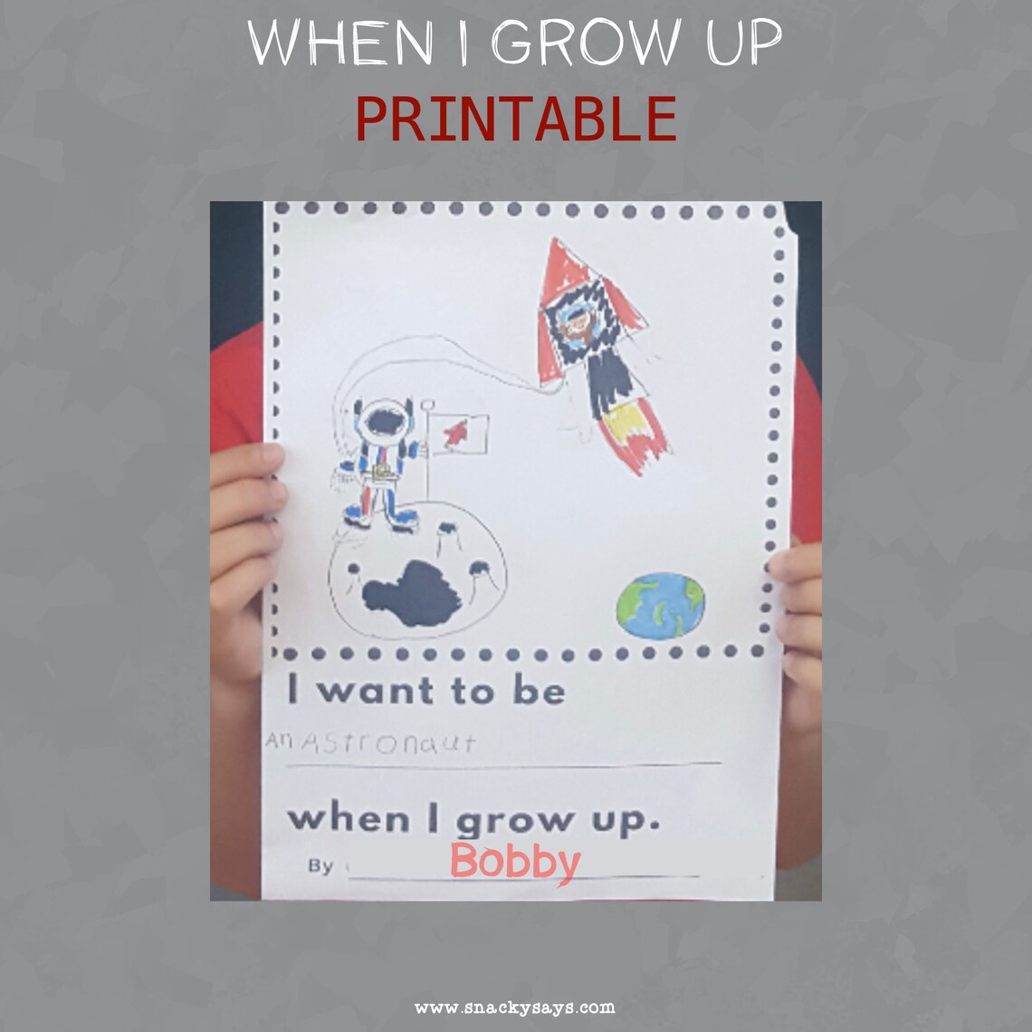 When I Grow up Printable & Companion Powerpoint Presentation - Etsy